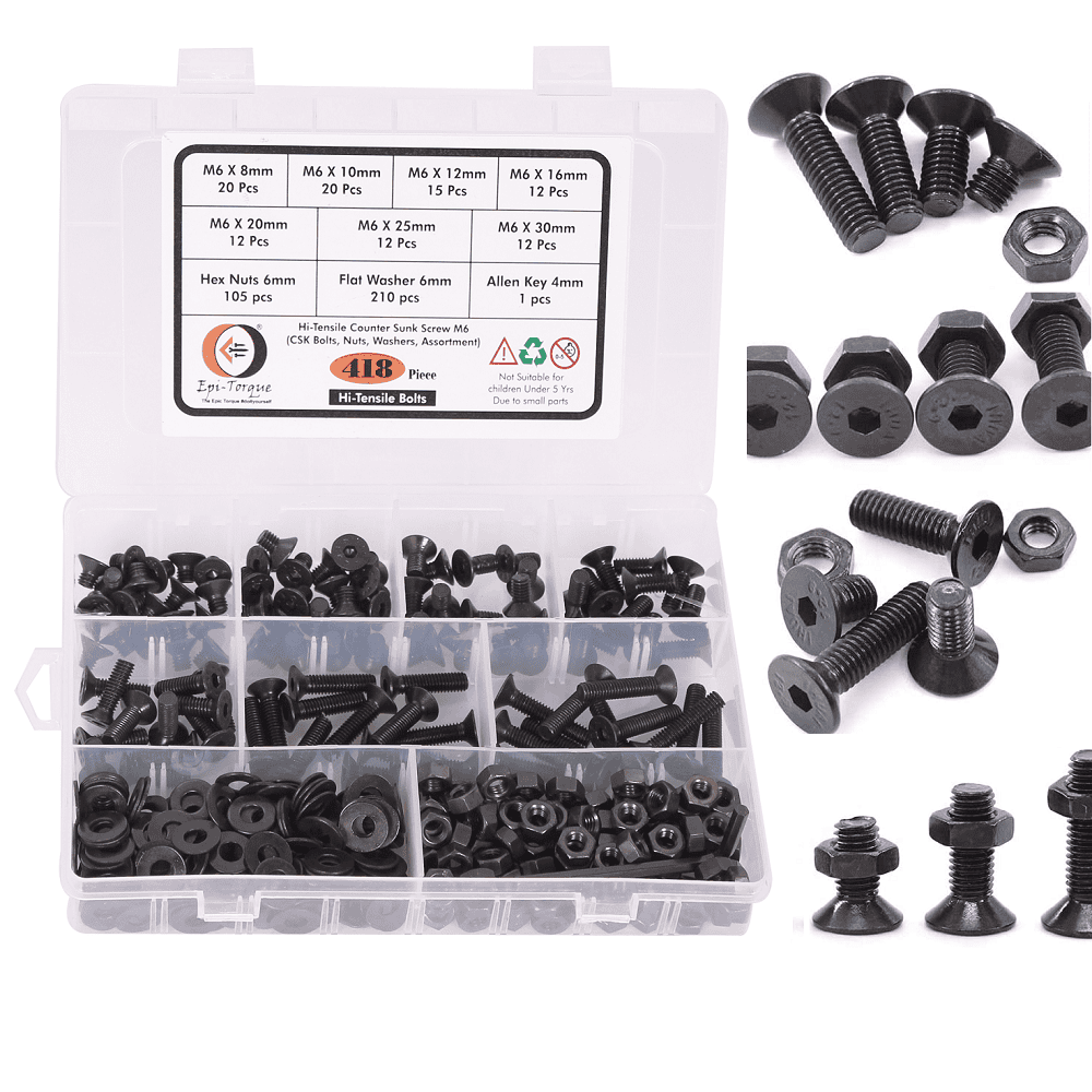 Buy 825 Pcs M3 M4 M5 10.9 Grade Hi Tensile Button Head Bolts Assortment ...