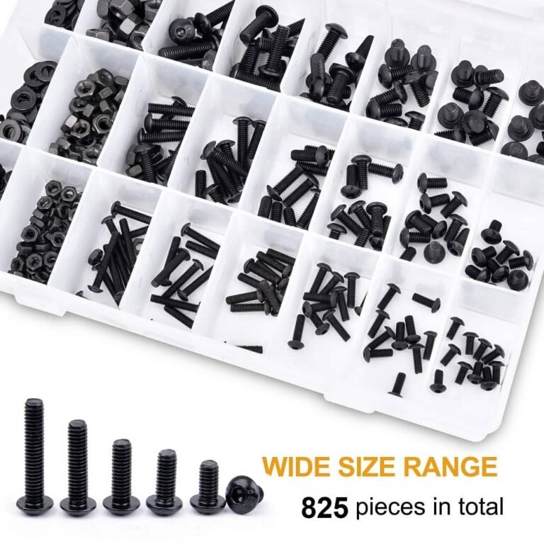 Buy 825 Pcs M3 M4 M5 10.9 Grade Hi Tensile Button Head Bolts Assortment ...